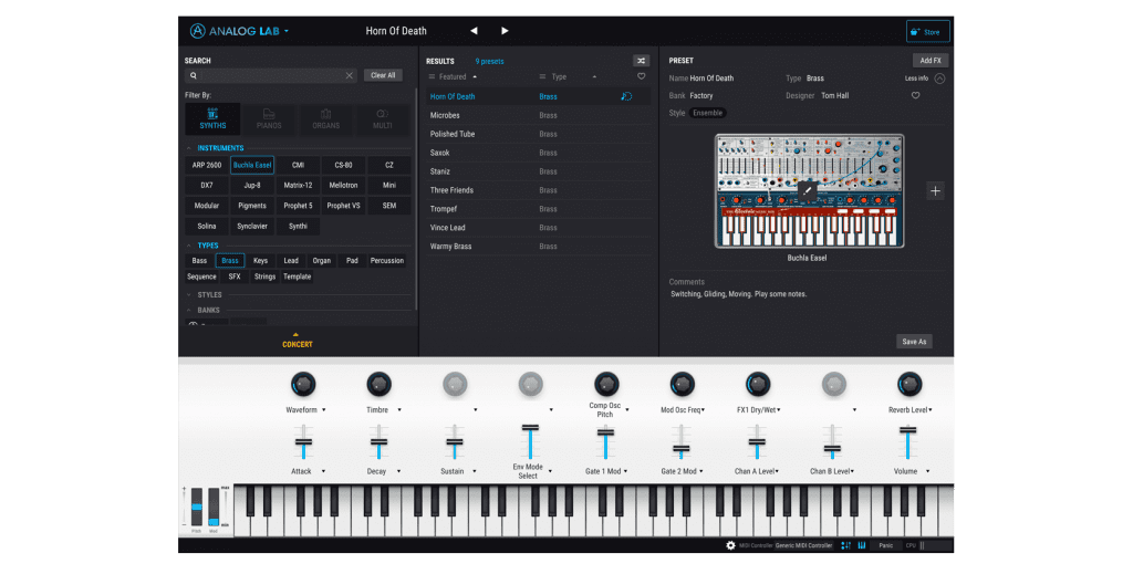 Arturia - Analog Lab 4.0.3.2918 STANDALONE, VSTi, VSTi3, AAX x64 - VST ...